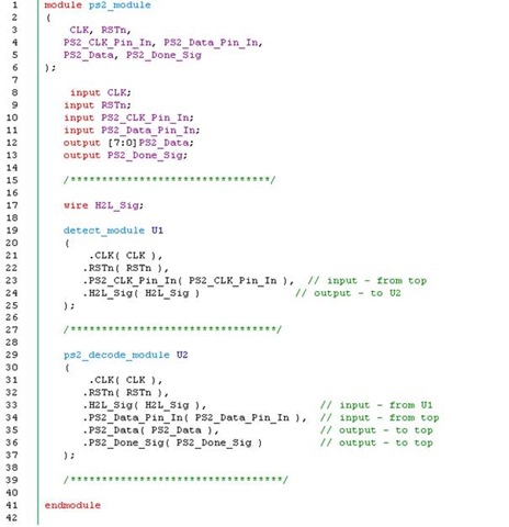 【连载】【FPGA黑金开发板】Verilog HDL那些事儿--PS2解码（九）_ps2键盘解码的asm图-CSDN博客